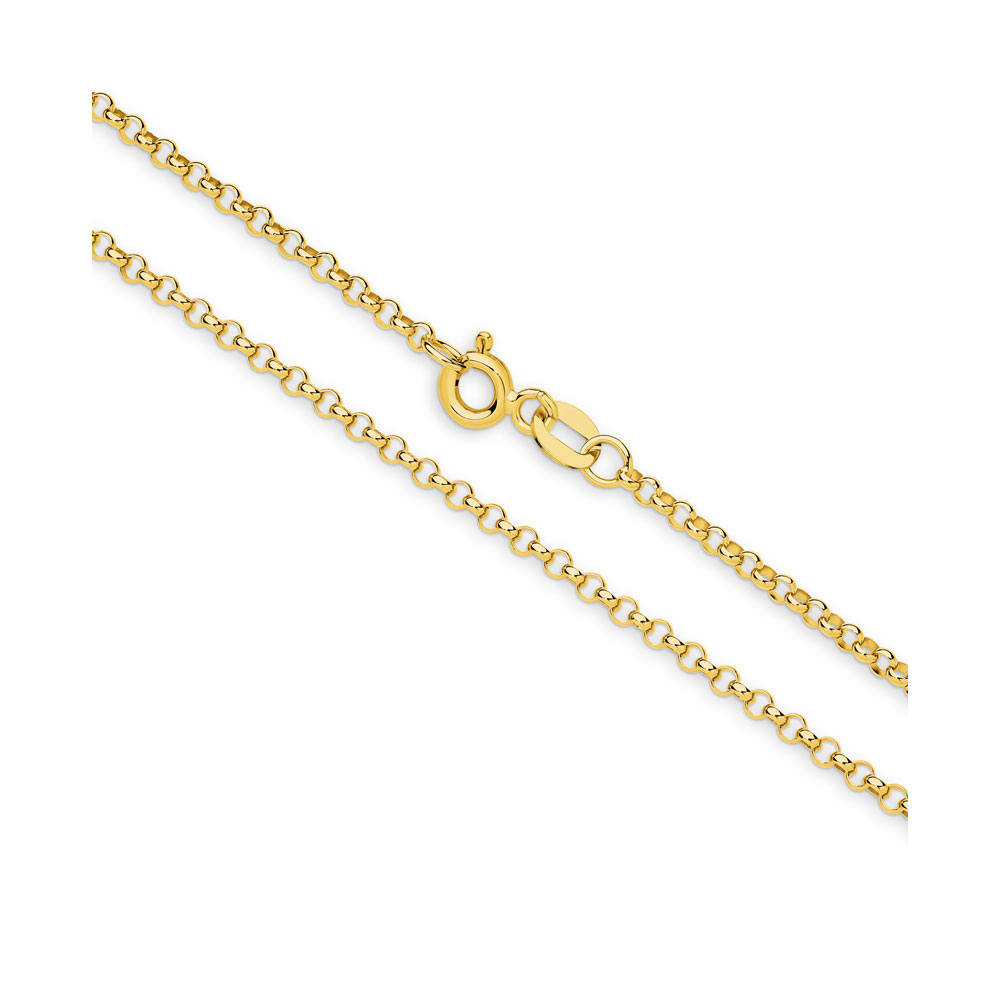 Classic Yellow Gold Belcher Chain | Temple & Grace AU