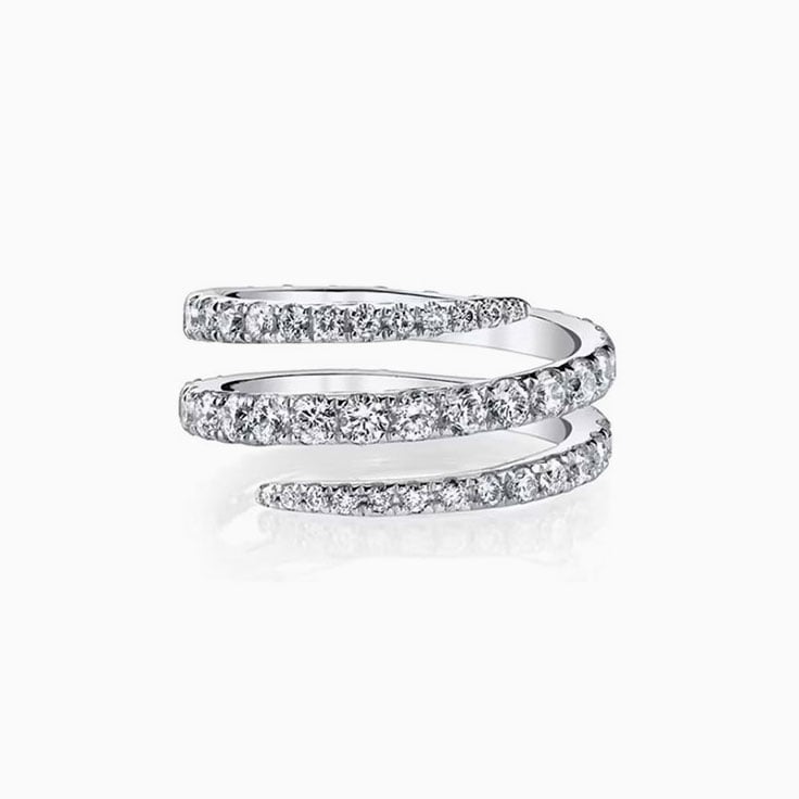 Wrap around diamond ring | Temple & Grace AU