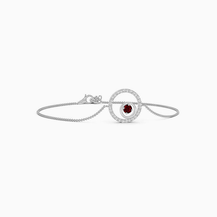 Circle Ruby Bracelet | Temple & Grace AU