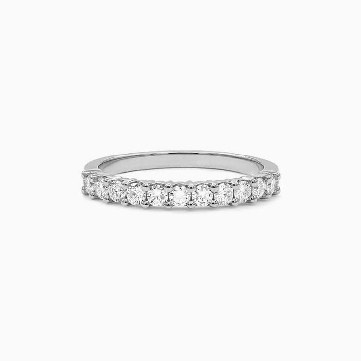 Half Eternity Diamond Stackable Ring | Temple & Grace AU