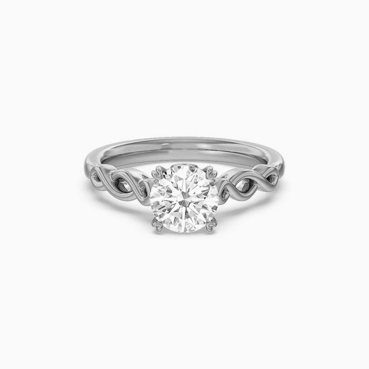 Lab Grown Cross Over Diamond Engagement Ring | Temple & Grace AU