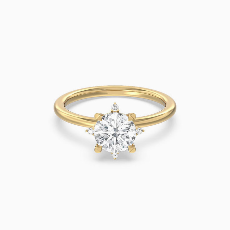 Unique solitaire engagement ring | Temple & Grace AU