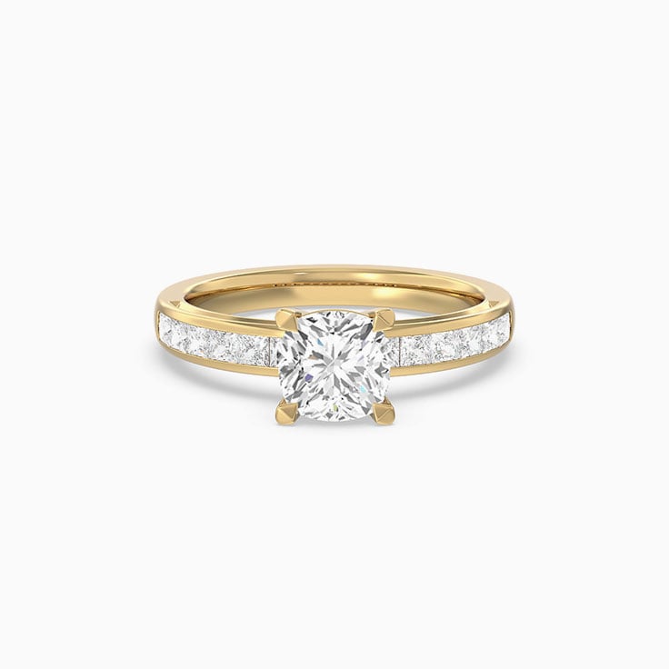 Square Cushion cut Engagement Ring | Temple & Grace AU