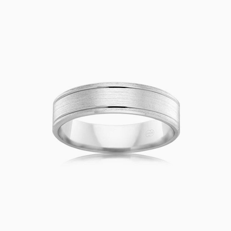 4mm Full Matt Wedding Band | Temple & Grace AU