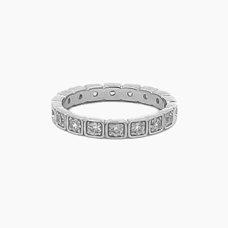 Bezel Set Eternity Ring | Temple & Grace AU