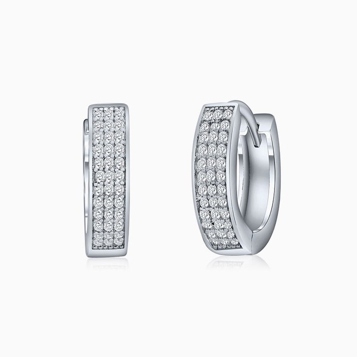 Classic Pave Huggies | Temple & Grace AU