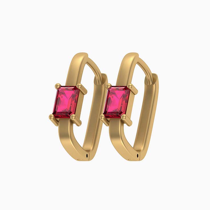 Better Natural Ruby Huggies | Temple & Grace AU