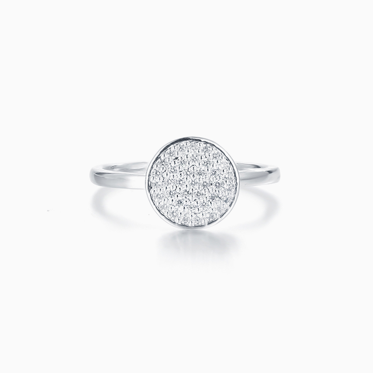 Flat Round Diamond Disc | Temple & Grace AU