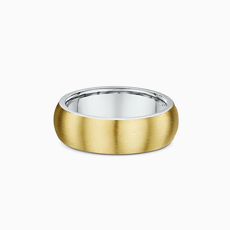 Mens Curved Wedding Ring | Temple & Grace AU