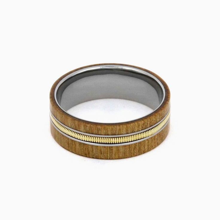 Rowan wood with guitar string | Temple & Grace AU