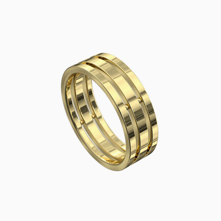 Men's Yellow Gold Rings | Temple and Grace AU