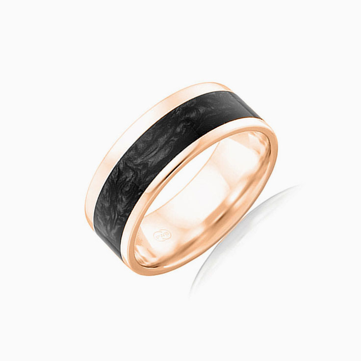 Men's Rose Gold Rings | Made in Sydney | Temple and Grace AU
