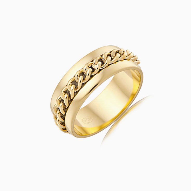 Men's Yellow Gold Rings | Temple and Grace AU